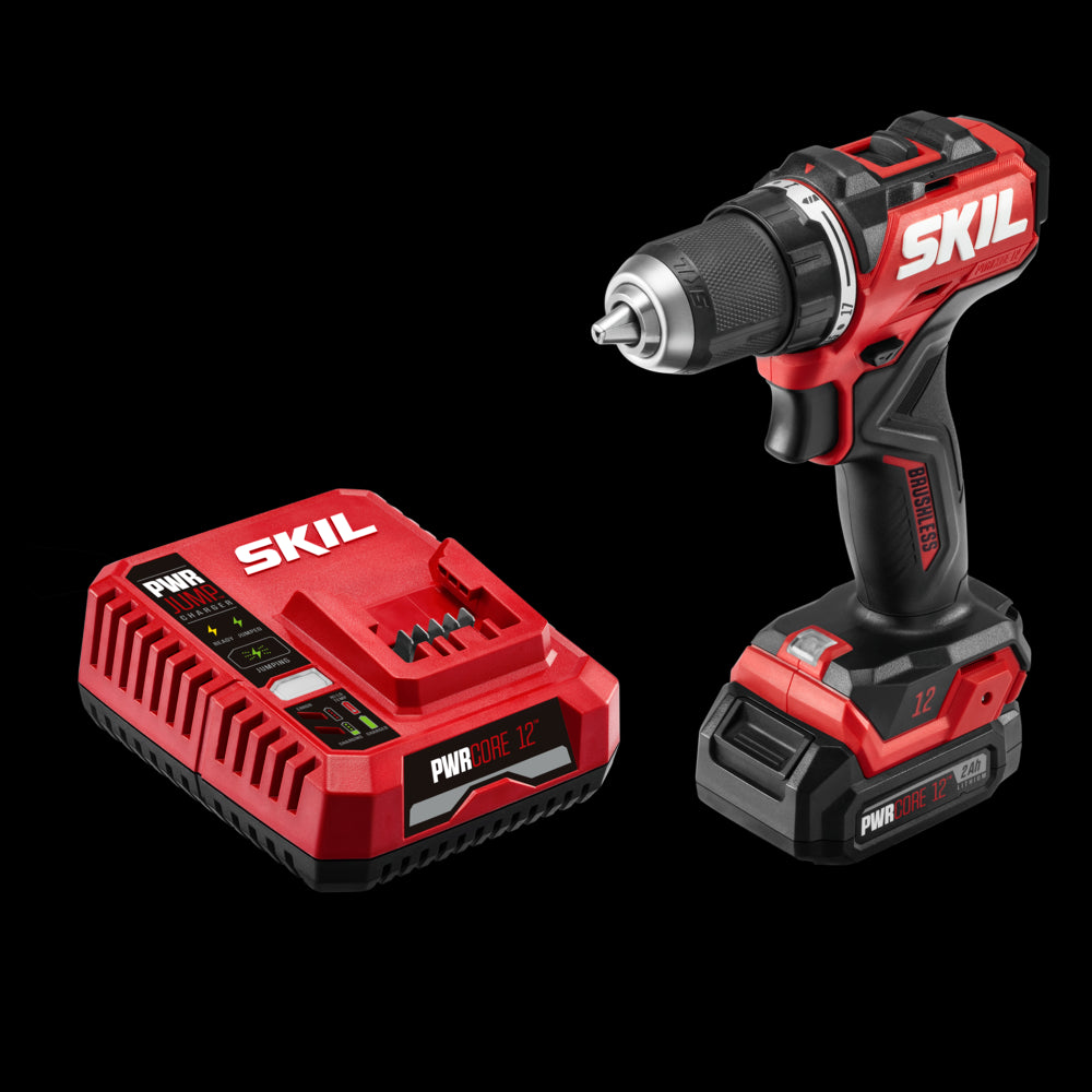 SKIL 12-volt 1/2-in Brushless Cordless Drill (1-Battery and Charger In ...